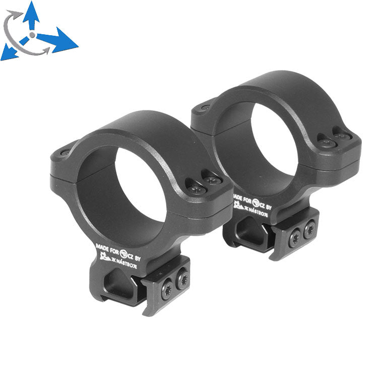 CZ 457 scope rings for dovetail | 30 mm – CZ Parts